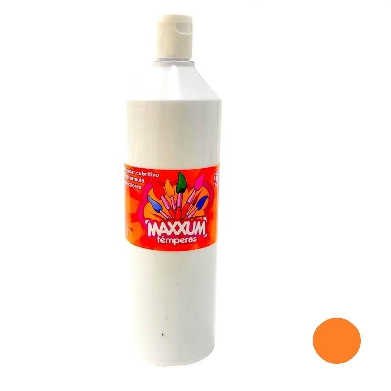 TEMPERA MAXXUM 700G NARANJA - Rayuela