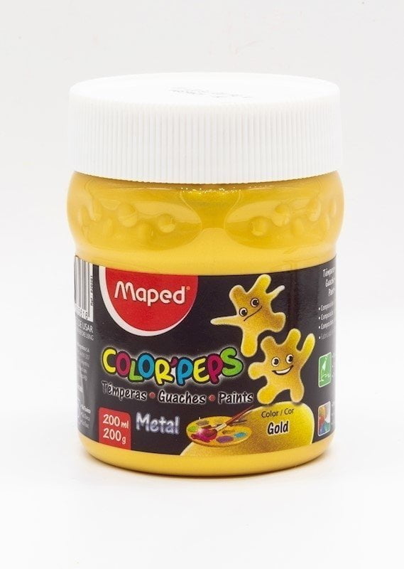 TEMPERA MAPED COLOR PEPS POTE 250GRS ORO (826561) - Rayuela