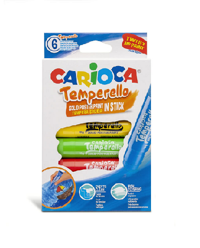 TEMPERA CARIOCA 42739 SOLIDA X6 - Rayuela