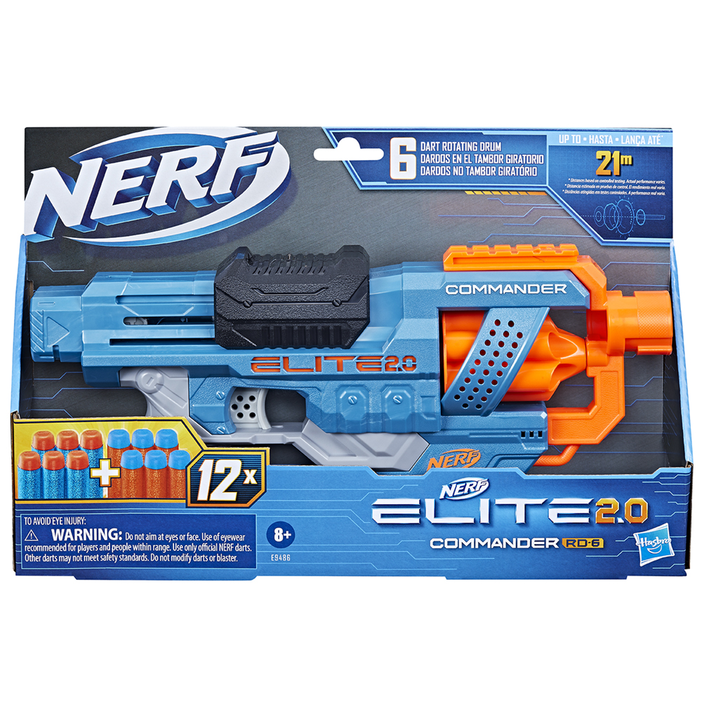 HASBRO E9486 NERF ELITE 2.0 COMMANDER RD6 - Rayuela