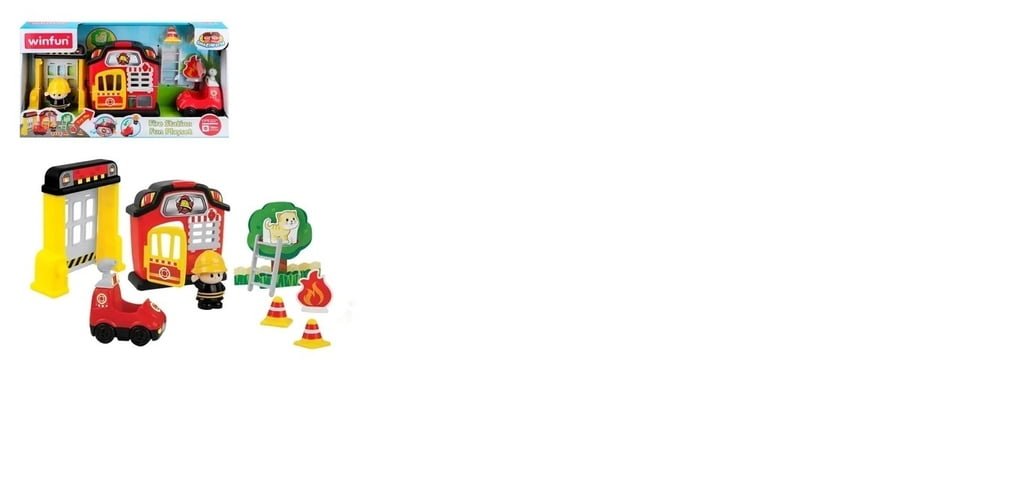 JUGUETE WIN FUN 1307-NL ESTACION DE BOMBEROS - Rayuela